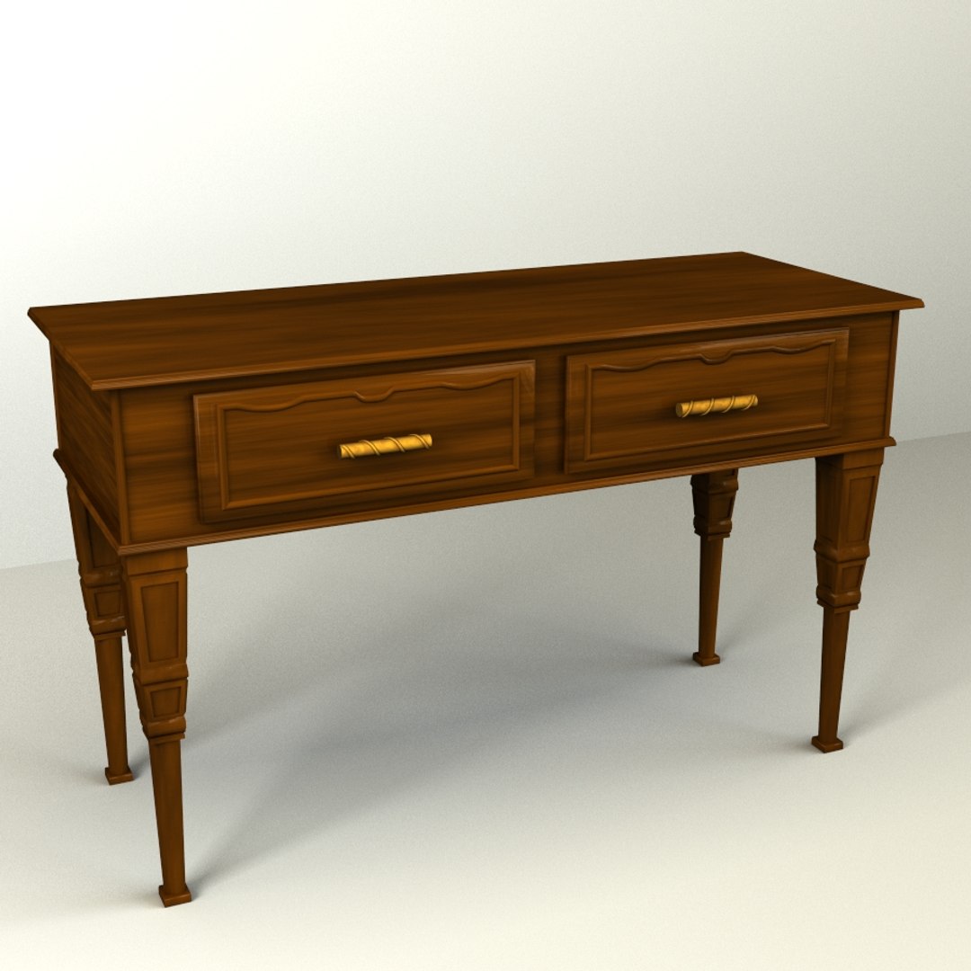 3d model console table
