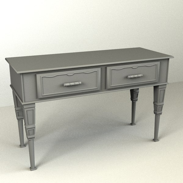 3d model console table