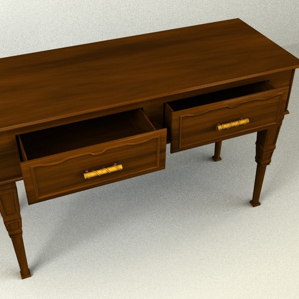 3d model console table