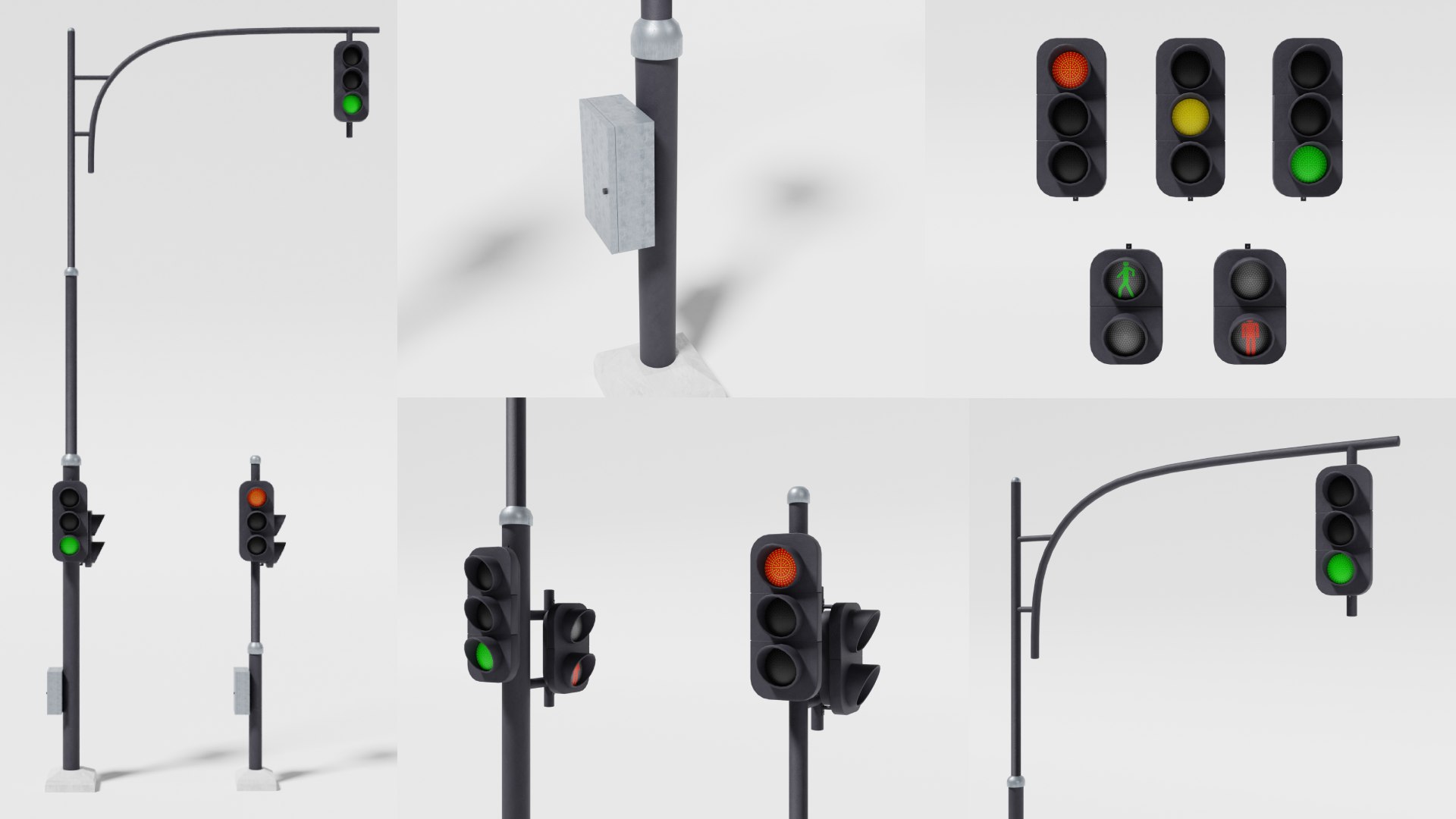 Street Props Pack V2 3D Model - TurboSquid 1945031