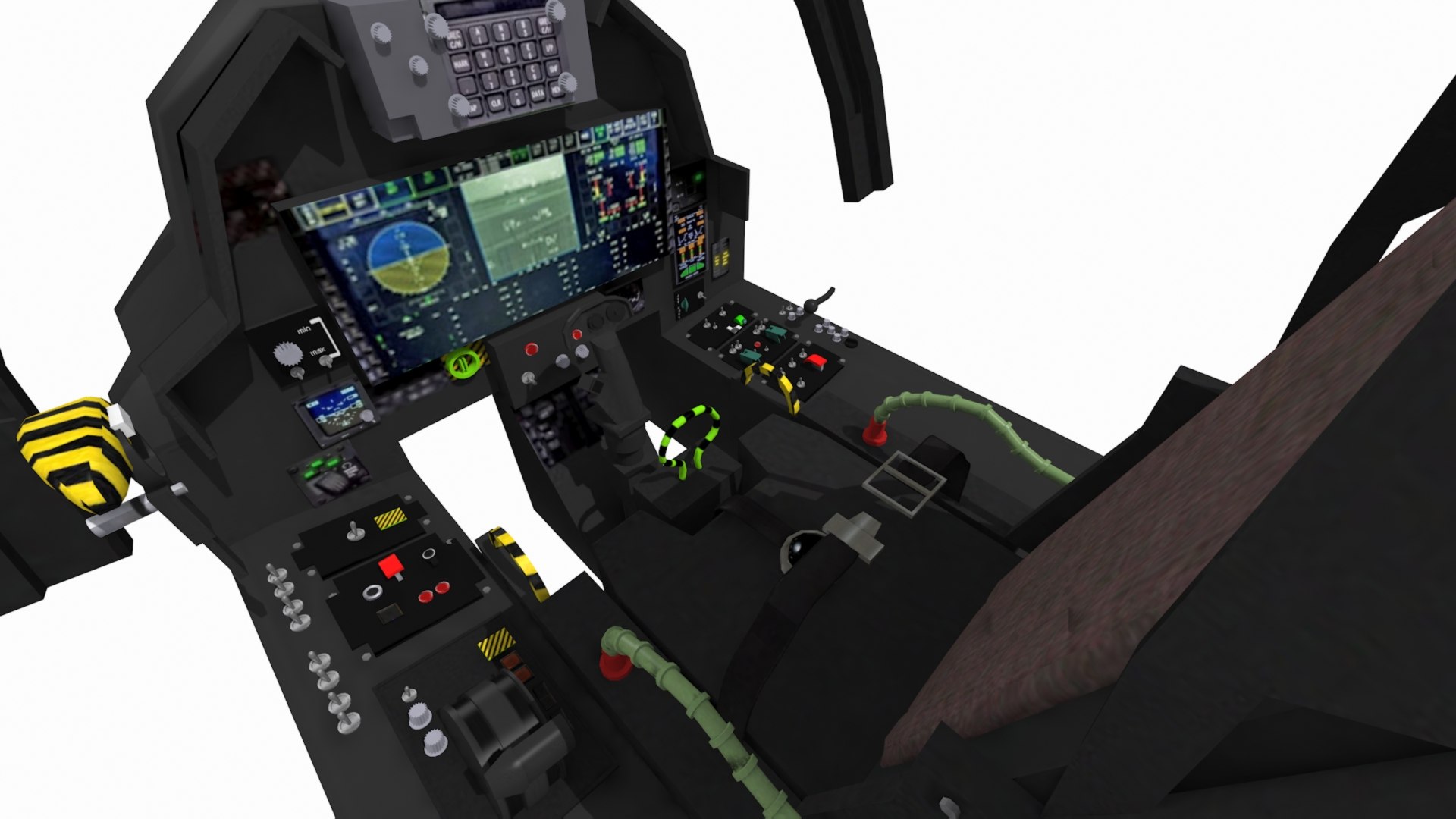 F15ex Cockpit 3D - TurboSquid 2144282