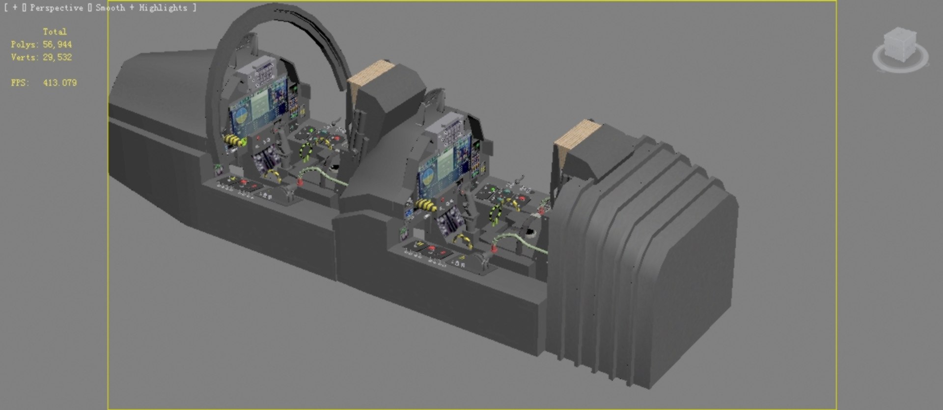 F15ex Cockpit 3D - TurboSquid 2144282
