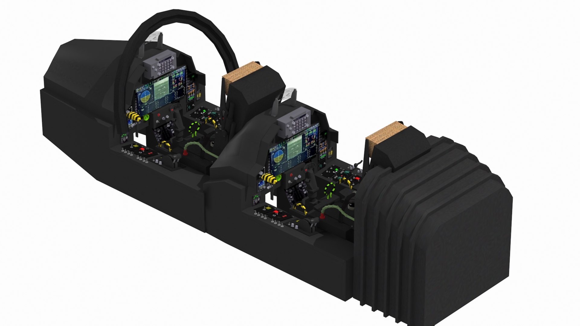 F15ex Cockpit 3D - TurboSquid 2144282