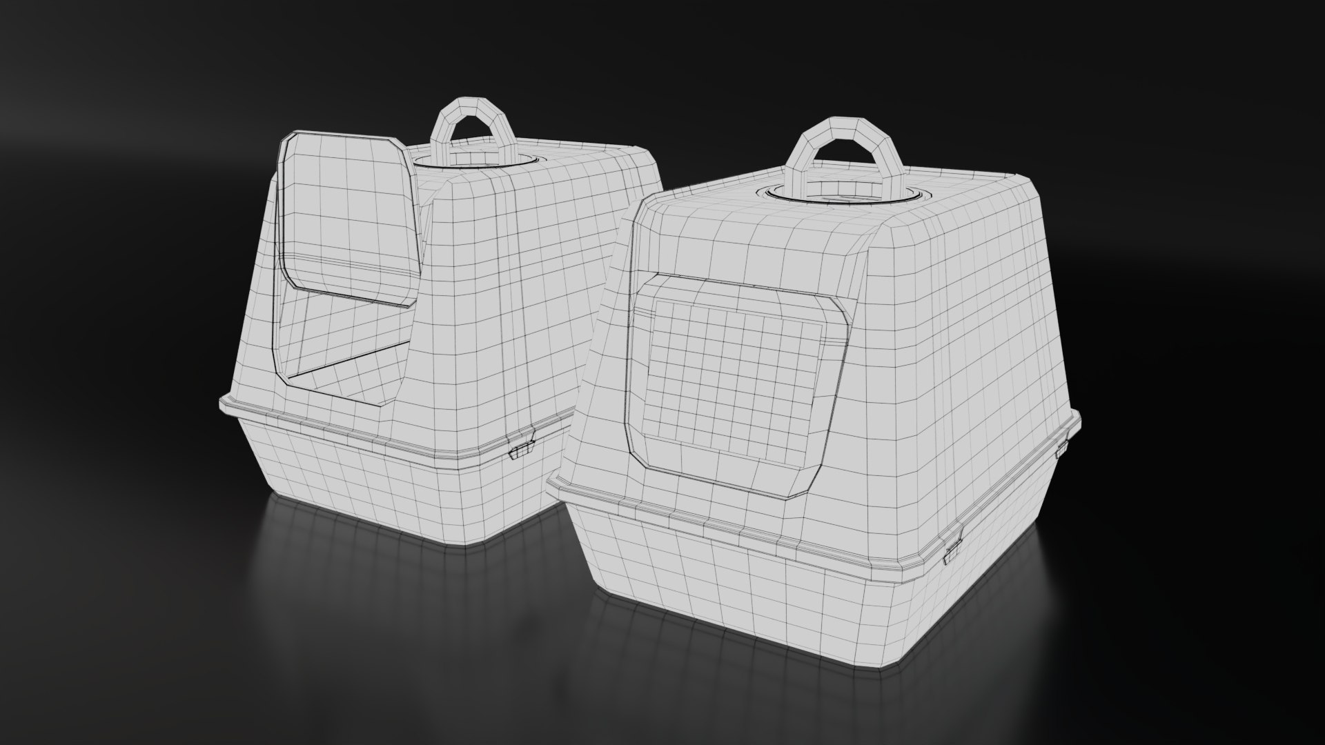 Free 3D Cat Litter Box - TurboSquid 2322907