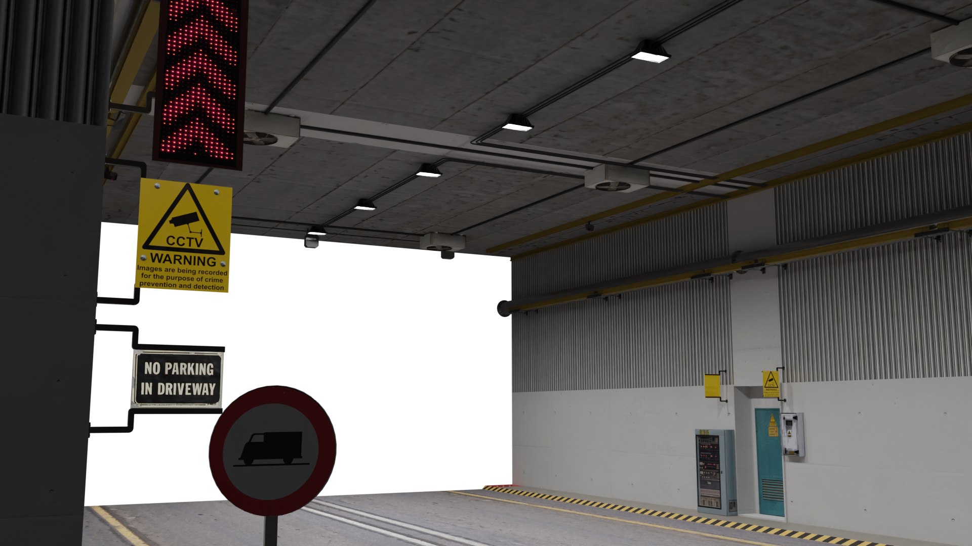 Realistic Tileable Tunnel Model - TurboSquid 2091198