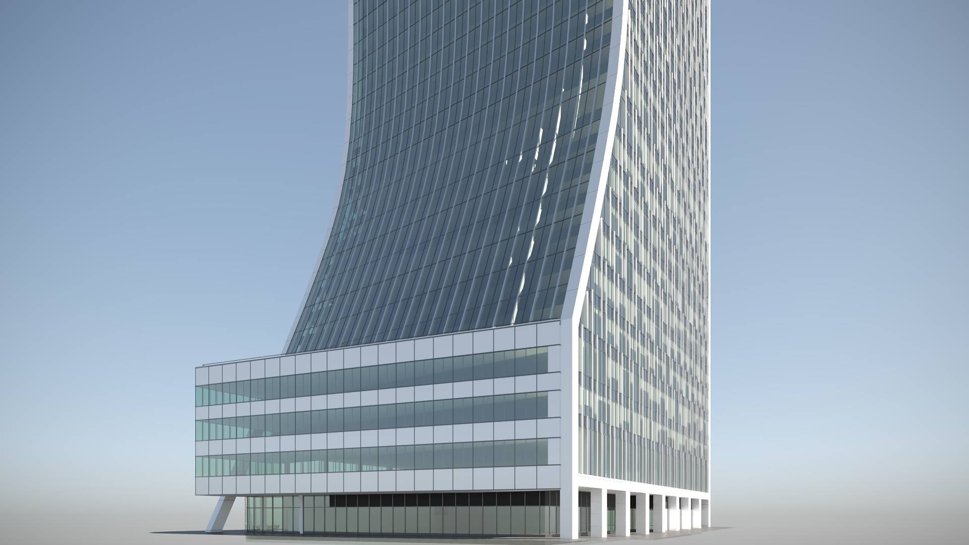 One Bank Street Canary Wharf 3D Model - TurboSquid 1944581