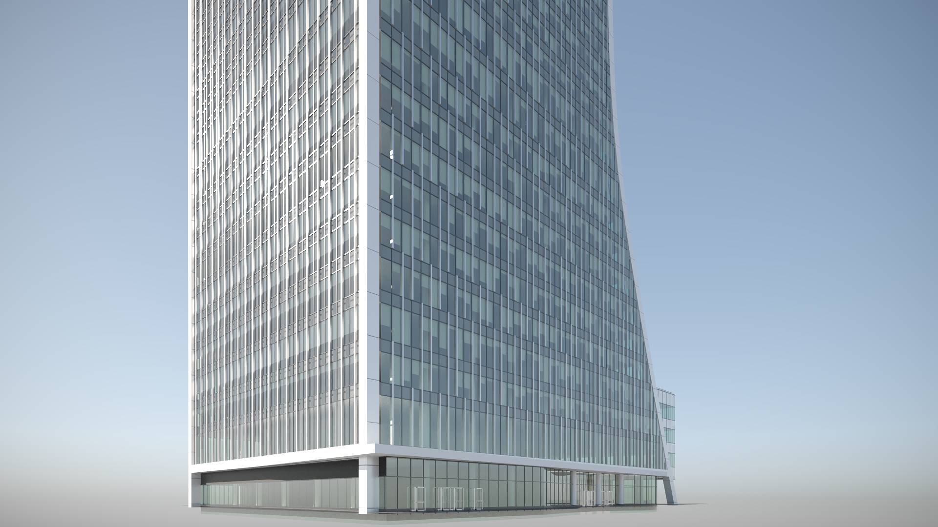 One Bank Street Canary Wharf 3D Model - TurboSquid 1944581