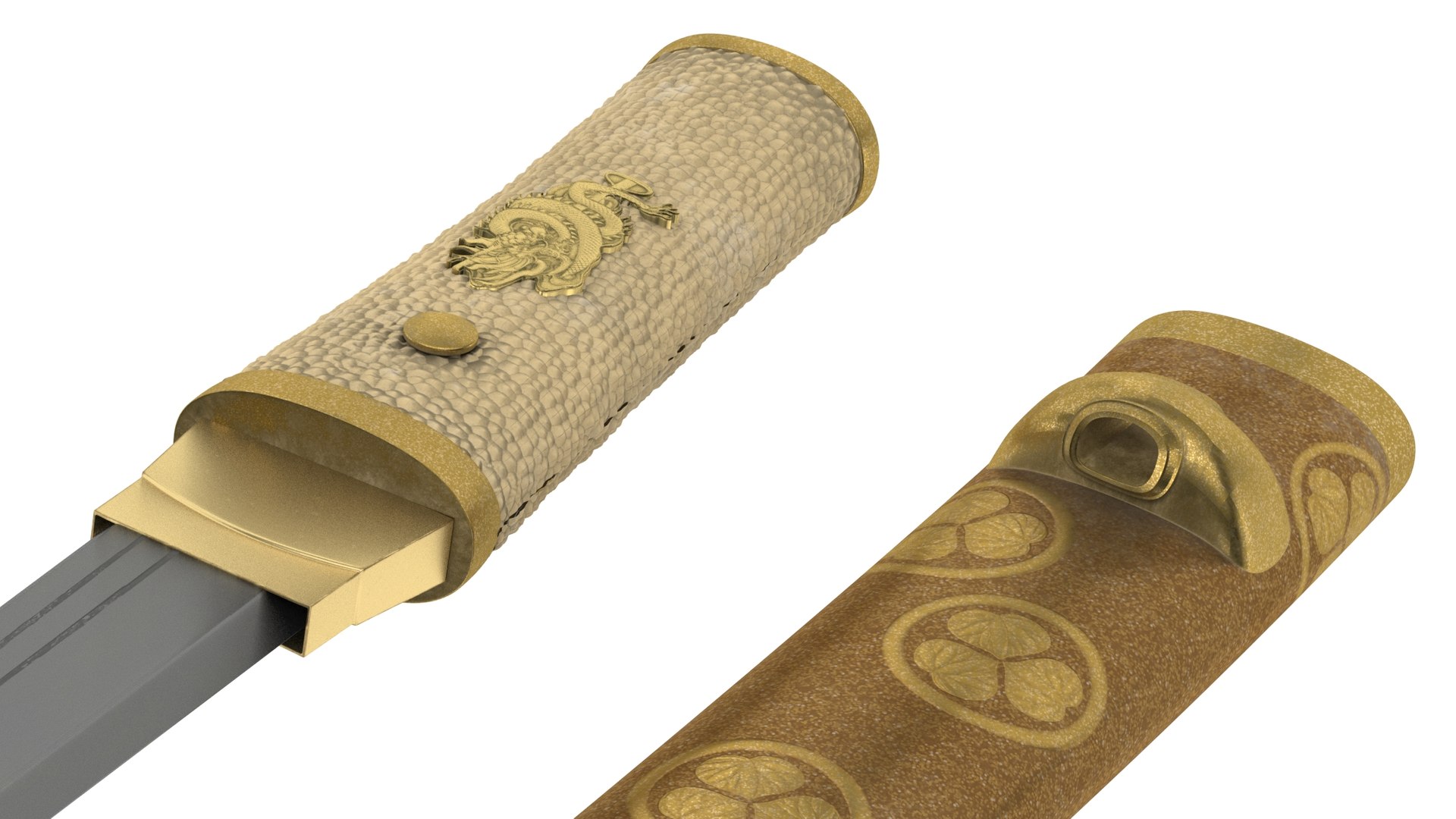 Tanto Short Sword 3D - TurboSquid 1735208