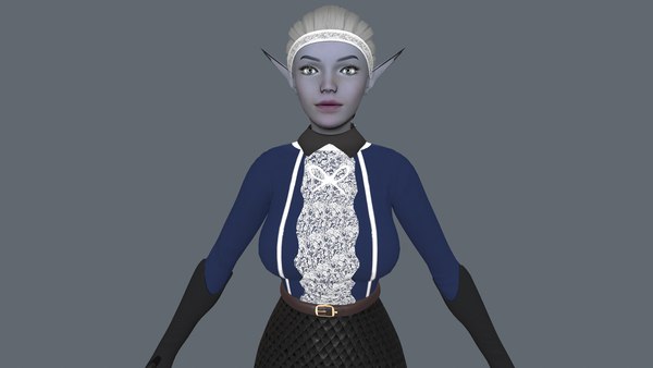 3D High elf model - TurboSquid 1870533