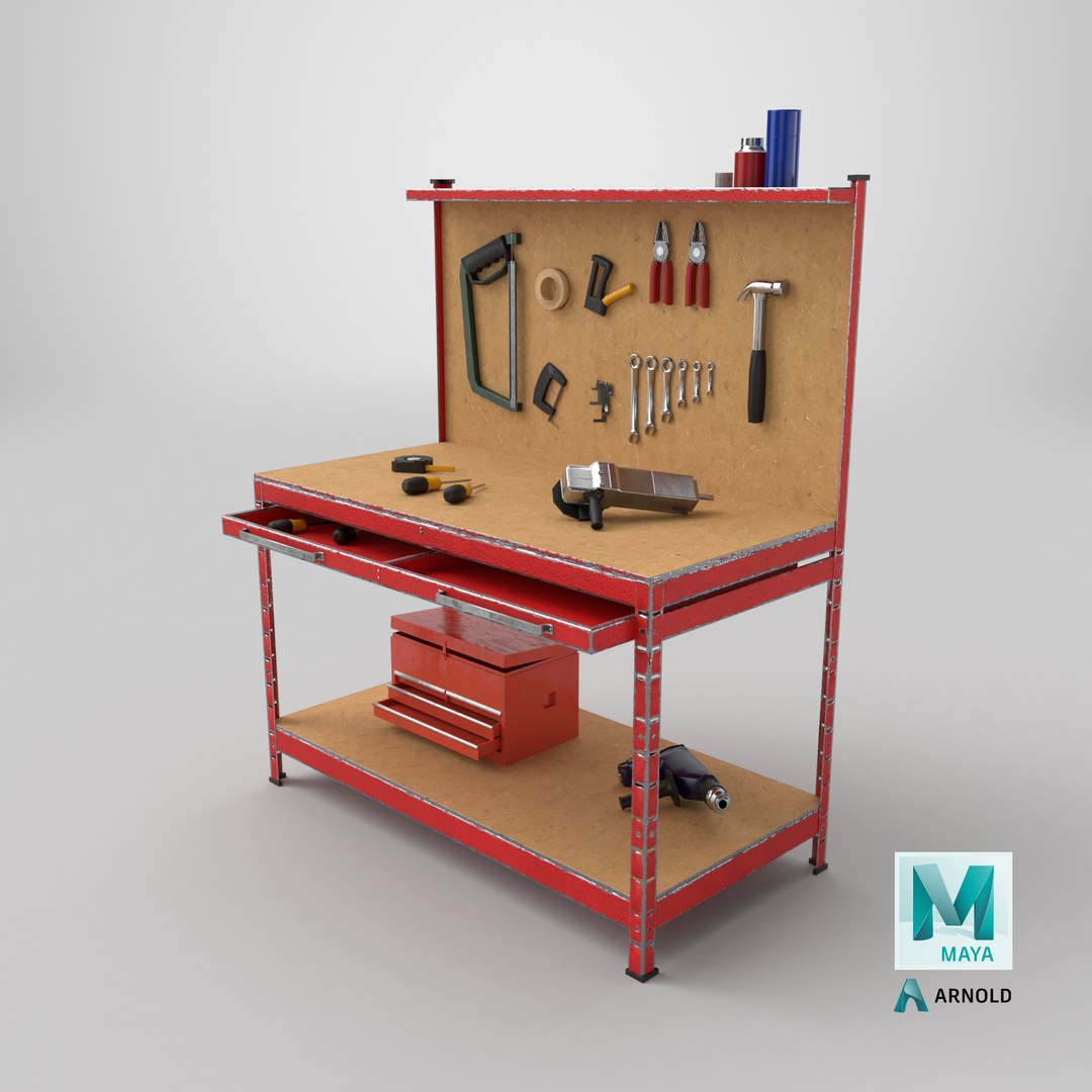 3D Workbench Model - TurboSquid 2193124