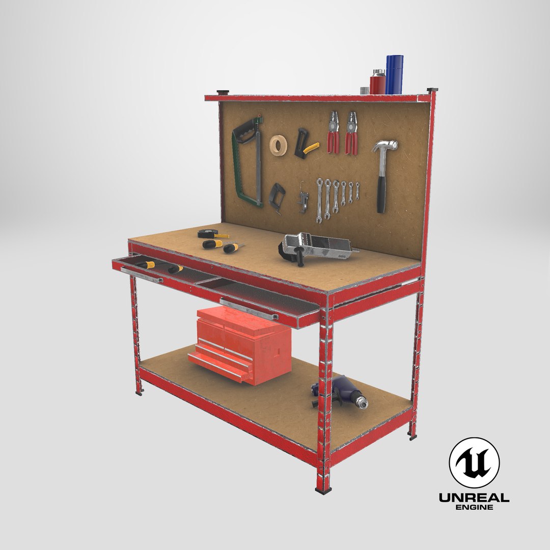 3D Workbench Model - TurboSquid 2193124
