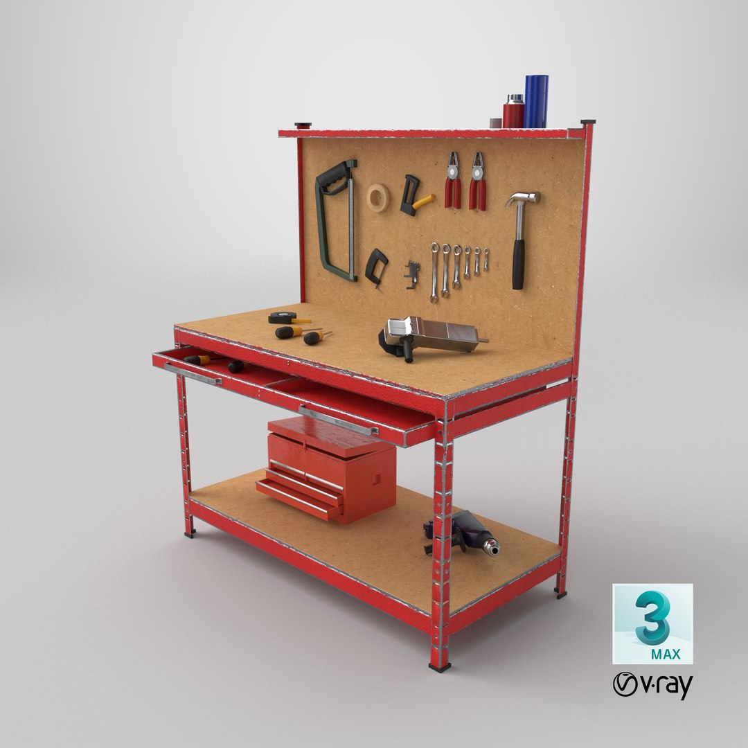 3D Workbench Model - TurboSquid 2193124