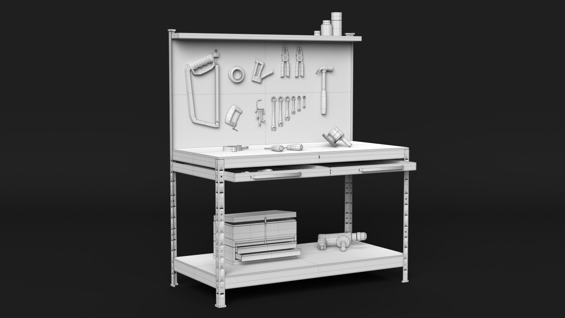 3D Workbench Model - TurboSquid 2193124