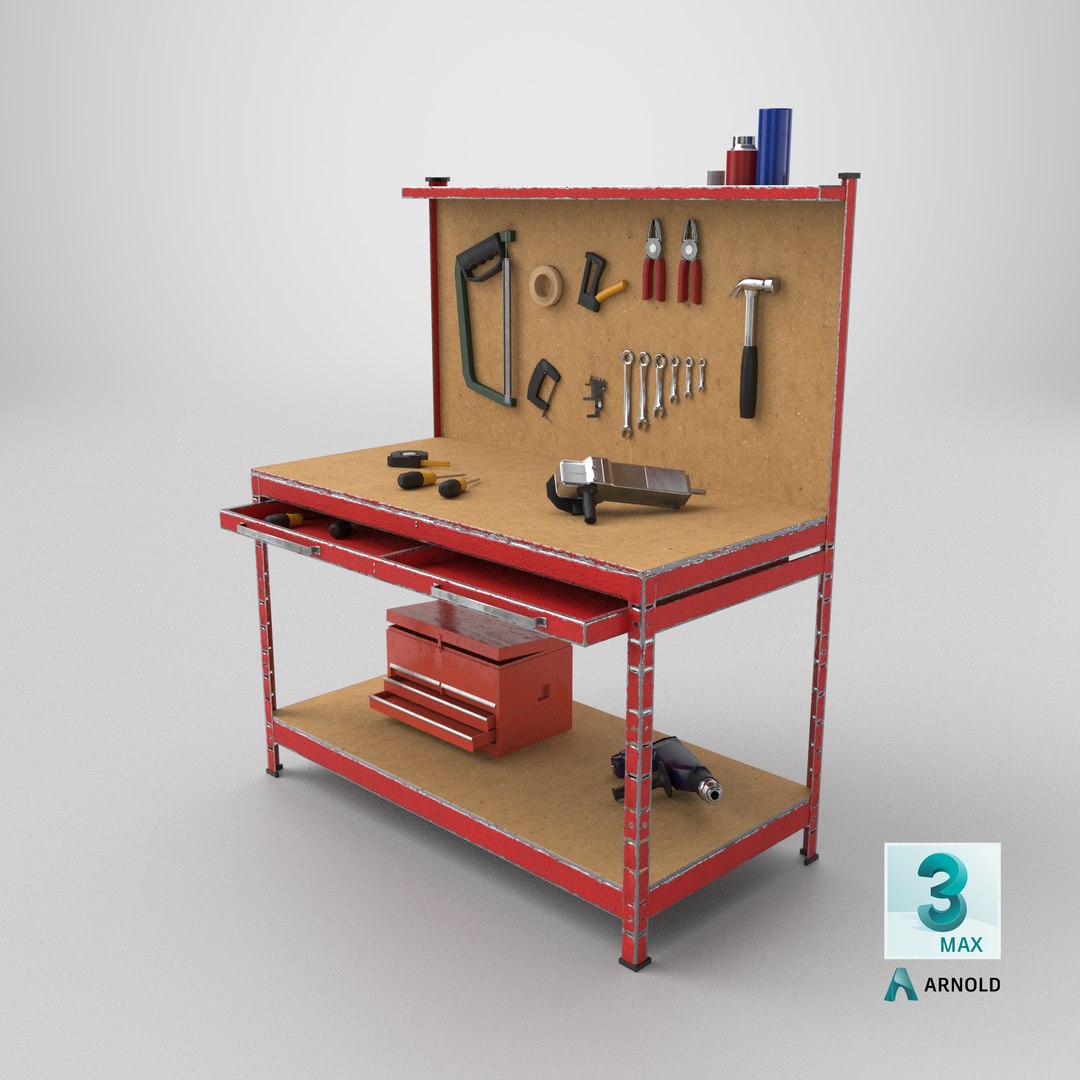 3D Workbench Model - TurboSquid 2193124