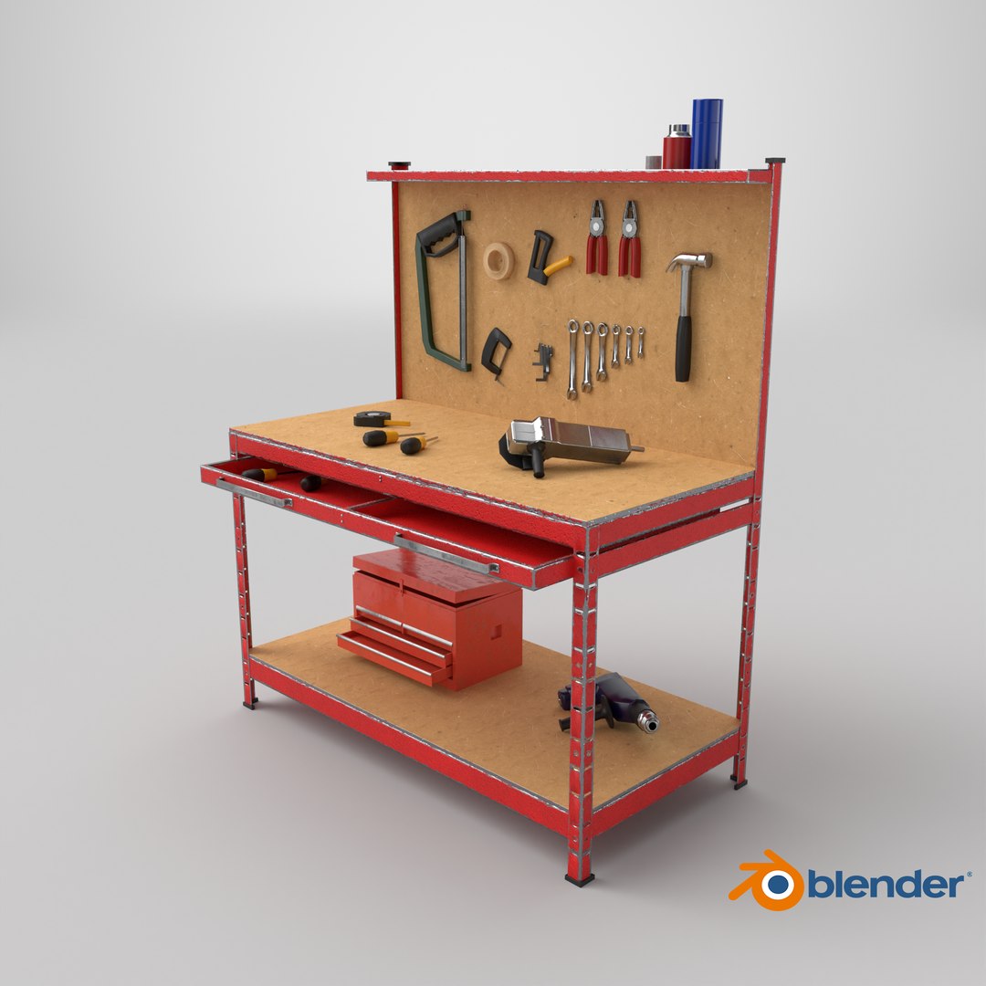 3D Workbench Model - TurboSquid 2193124