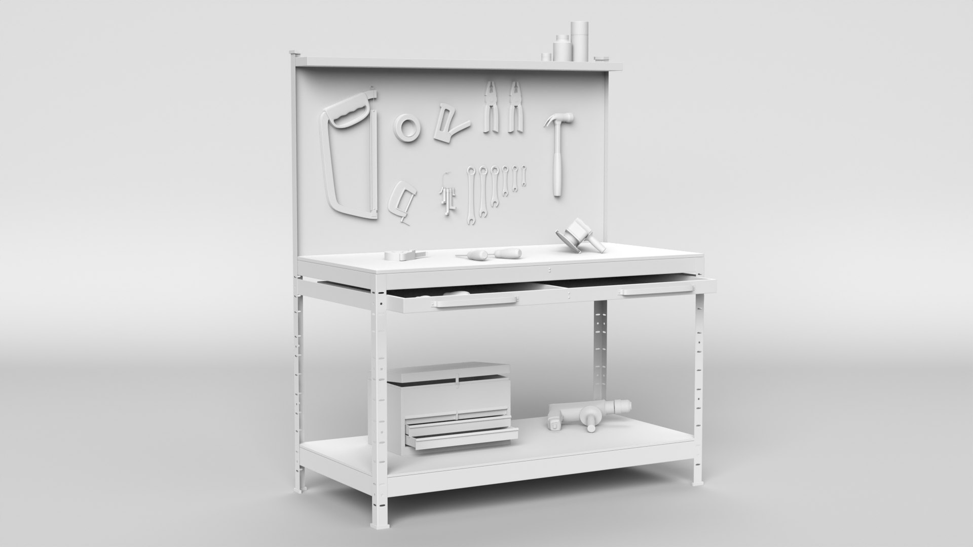 3D Workbench Model - TurboSquid 2193124
