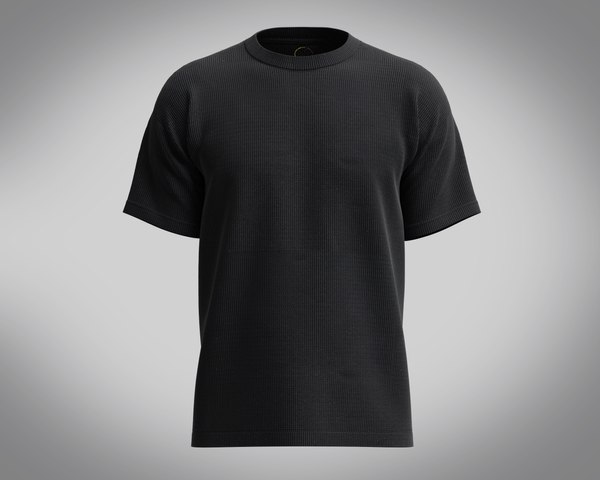 Black T-Shirt Modelo 3D - TurboSquid 1969383