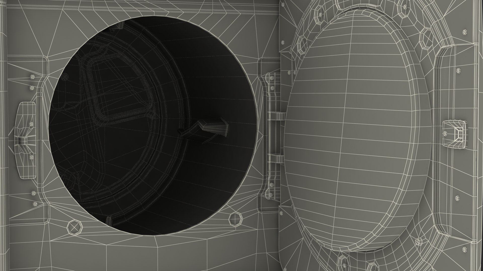 Drying Machine Beige 3D model - TurboSquid 2062952