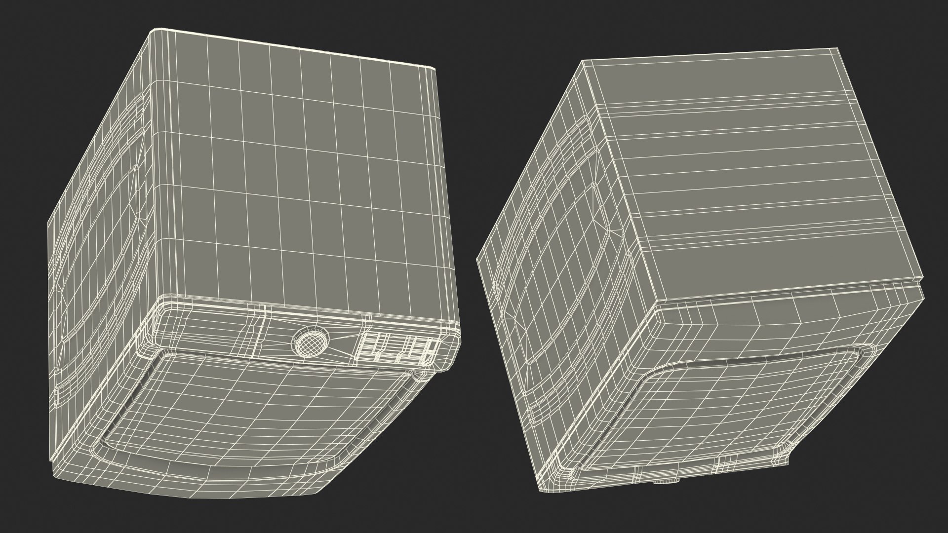 Drying Machine Beige 3D Model - TurboSquid 2062952