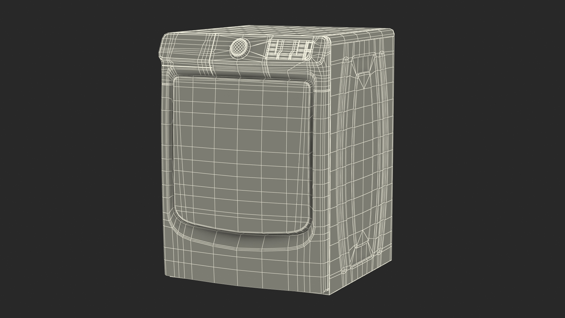 Drying Machine Beige 3D Model - TurboSquid 2062952