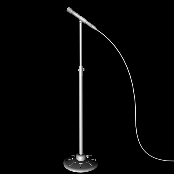 mic microphone 3d model