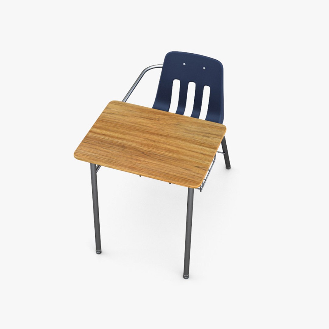 3D Virco School Desk Chair model - TurboSquid 1789709
