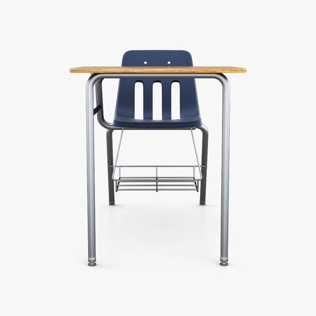 3D Virco School Desk Chair model - TurboSquid 1789709