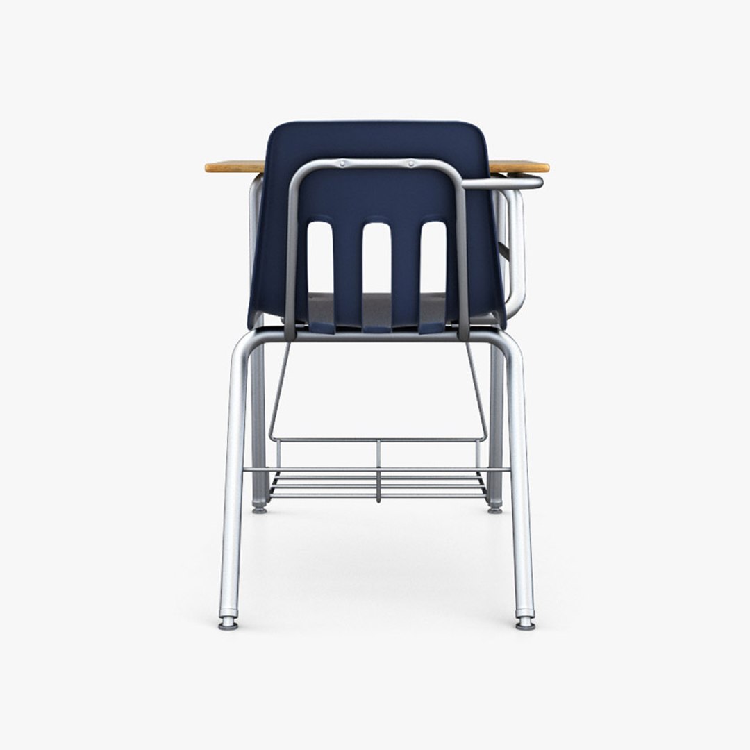 3D Virco School Desk Chair model - TurboSquid 1789709