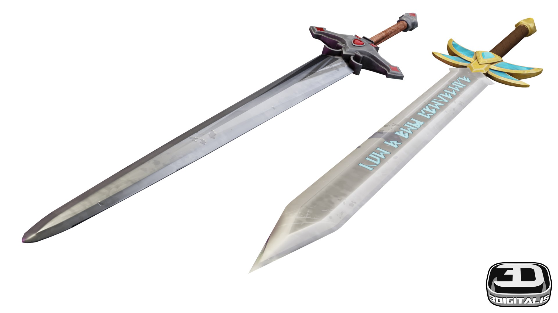 3D Model Modular Sword Pack 1 - TurboSquid 2240638