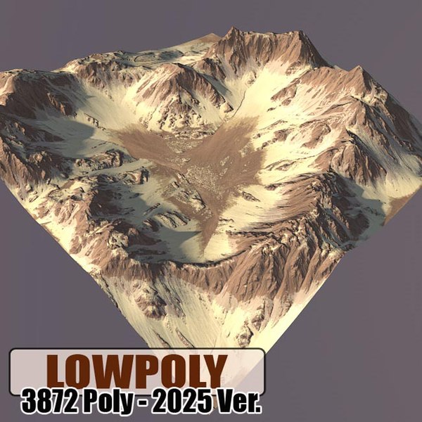3d model mountain maps terrain