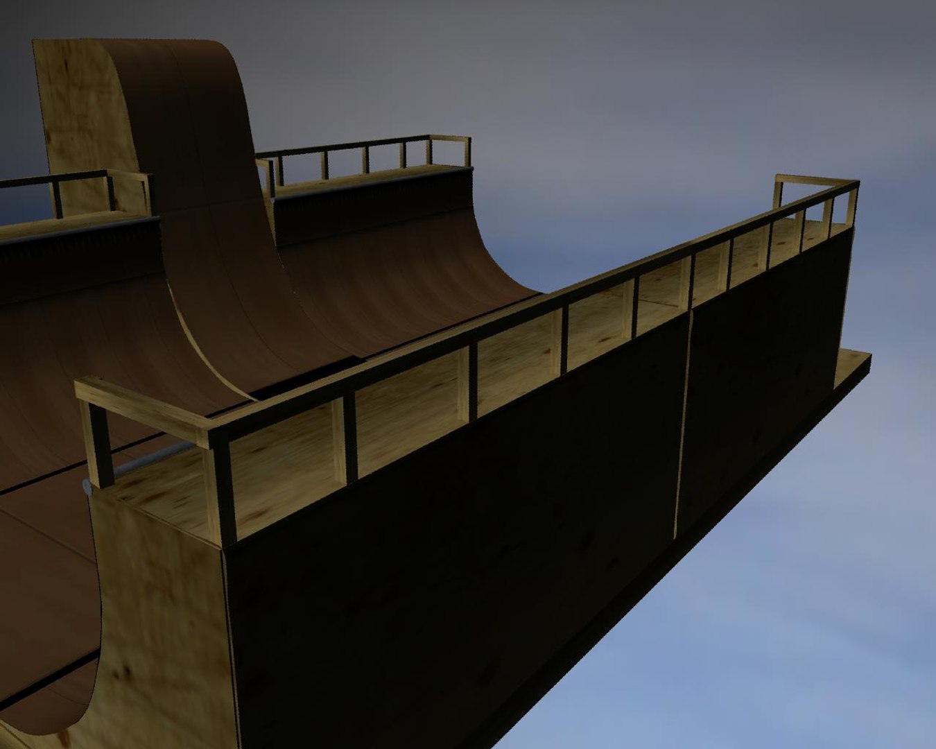 3d halfpipe model