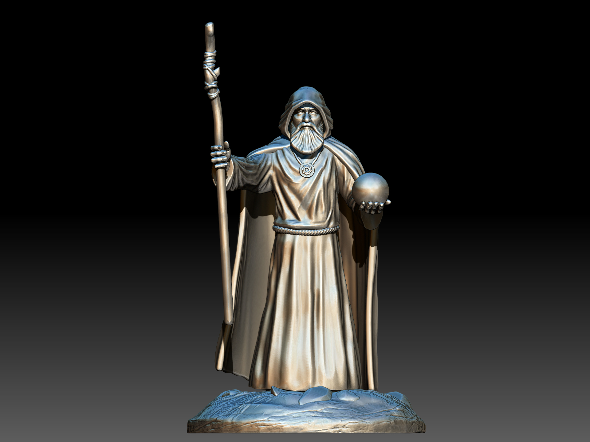Magician wizard 3D model - TurboSquid 1609992