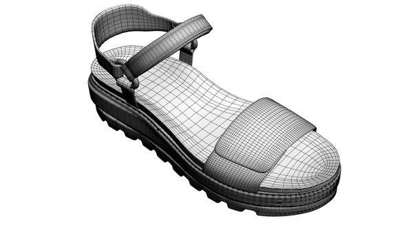 3D Standard Sandal - TurboSquid 1973357