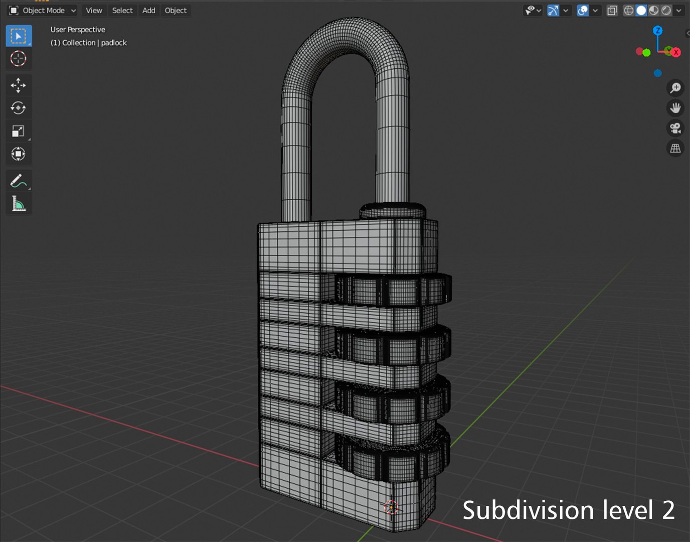 Combination Padlock 3D Model - TurboSquid 1856921