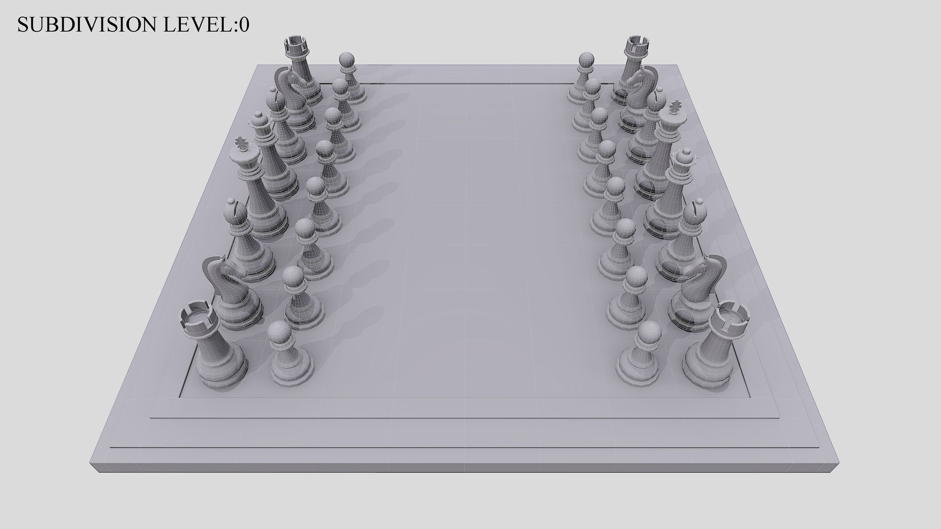 3D Chess Set 1 With PBR 4K 8K Model - TurboSquid 1784614