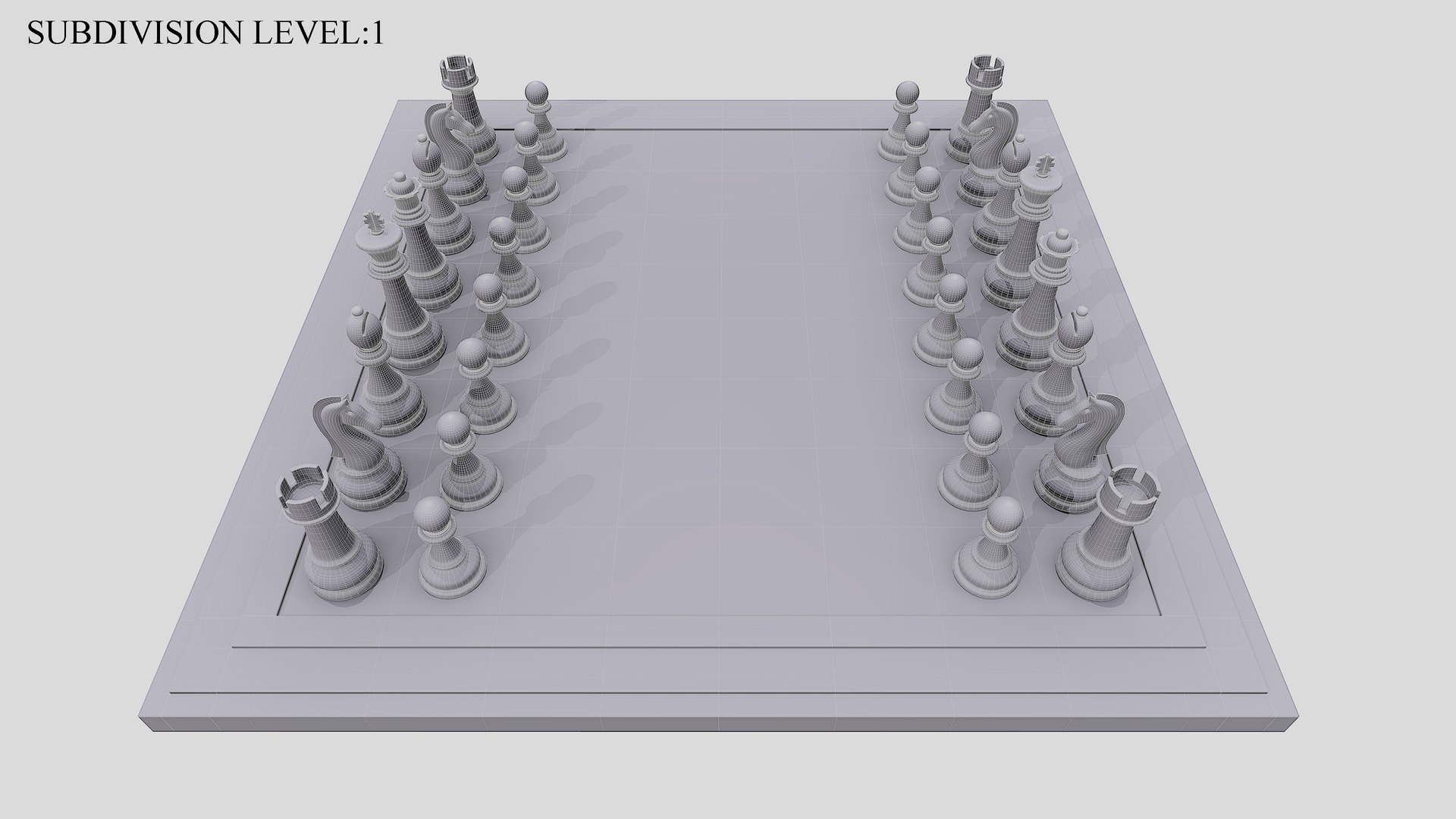 3D Chess Set 1 With PBR 4K 8K Model - TurboSquid 1784614