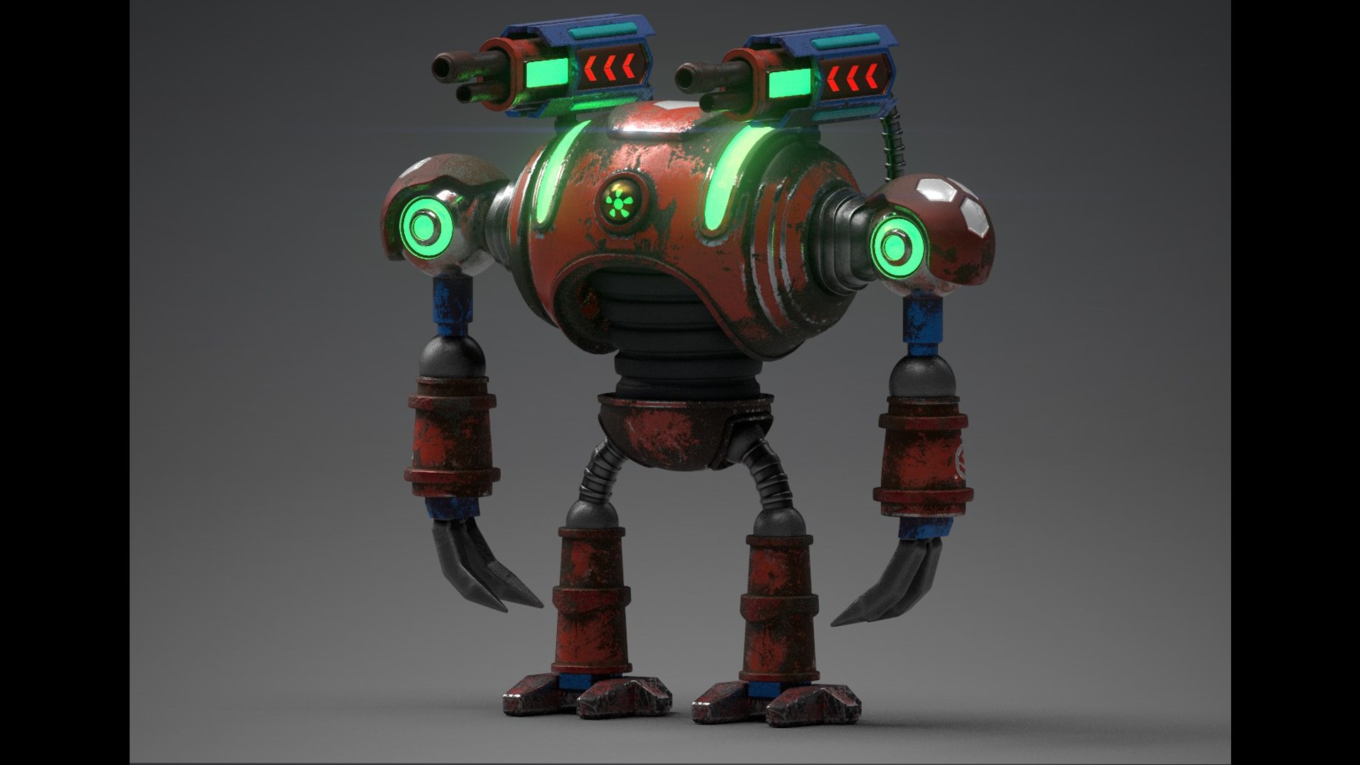 Robot Model - DeadSec 3D Model - TurboSquid 1956858