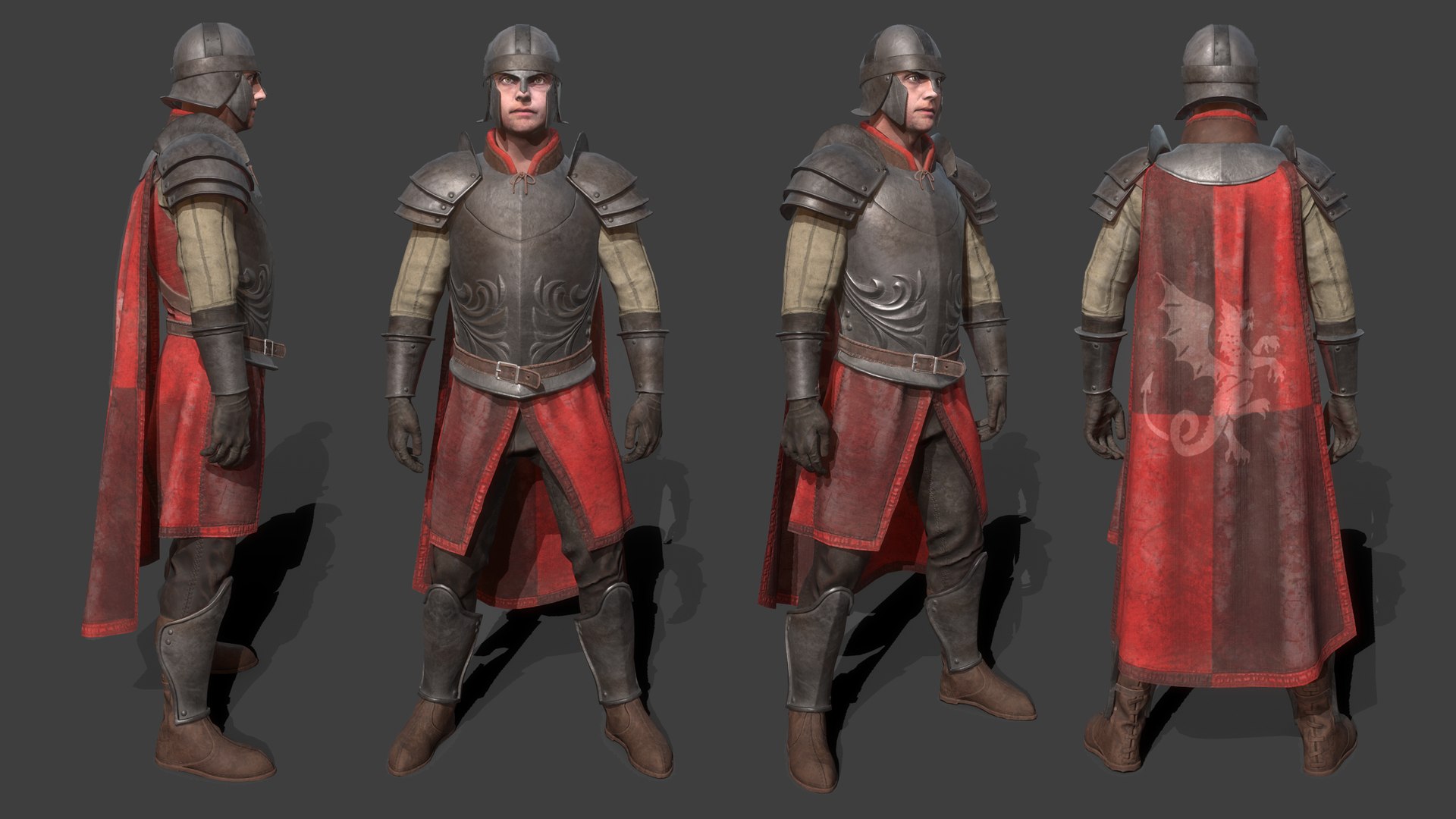 3D Guard Character - TurboSquid 1572002