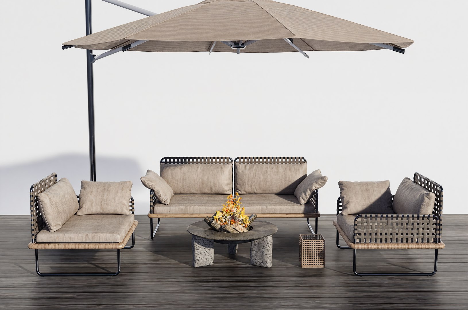 Maldives Outdoor Furniture Collection 3D Model 3D Model - TurboSquid ...