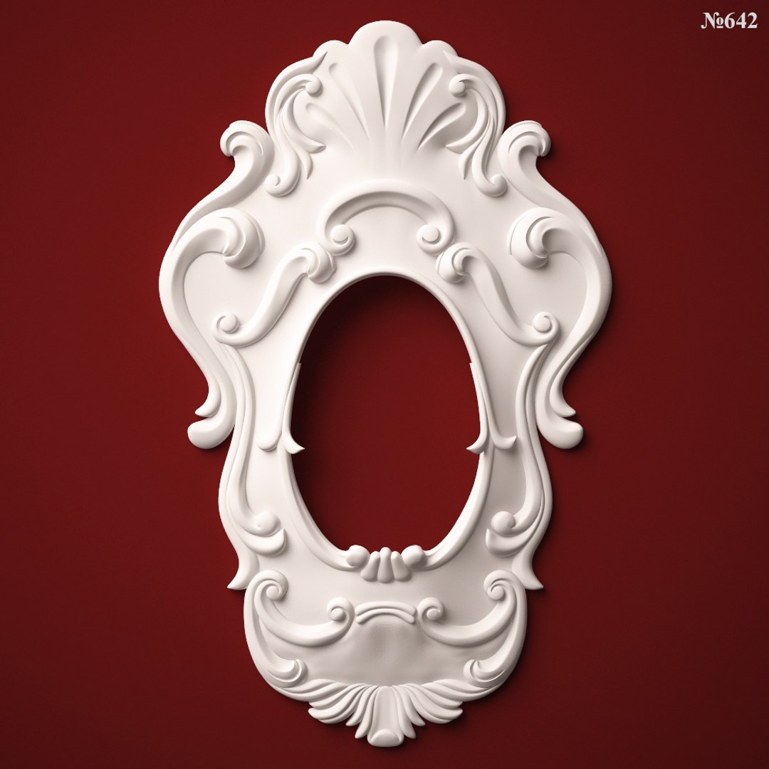 3d mirror frame stl cnc