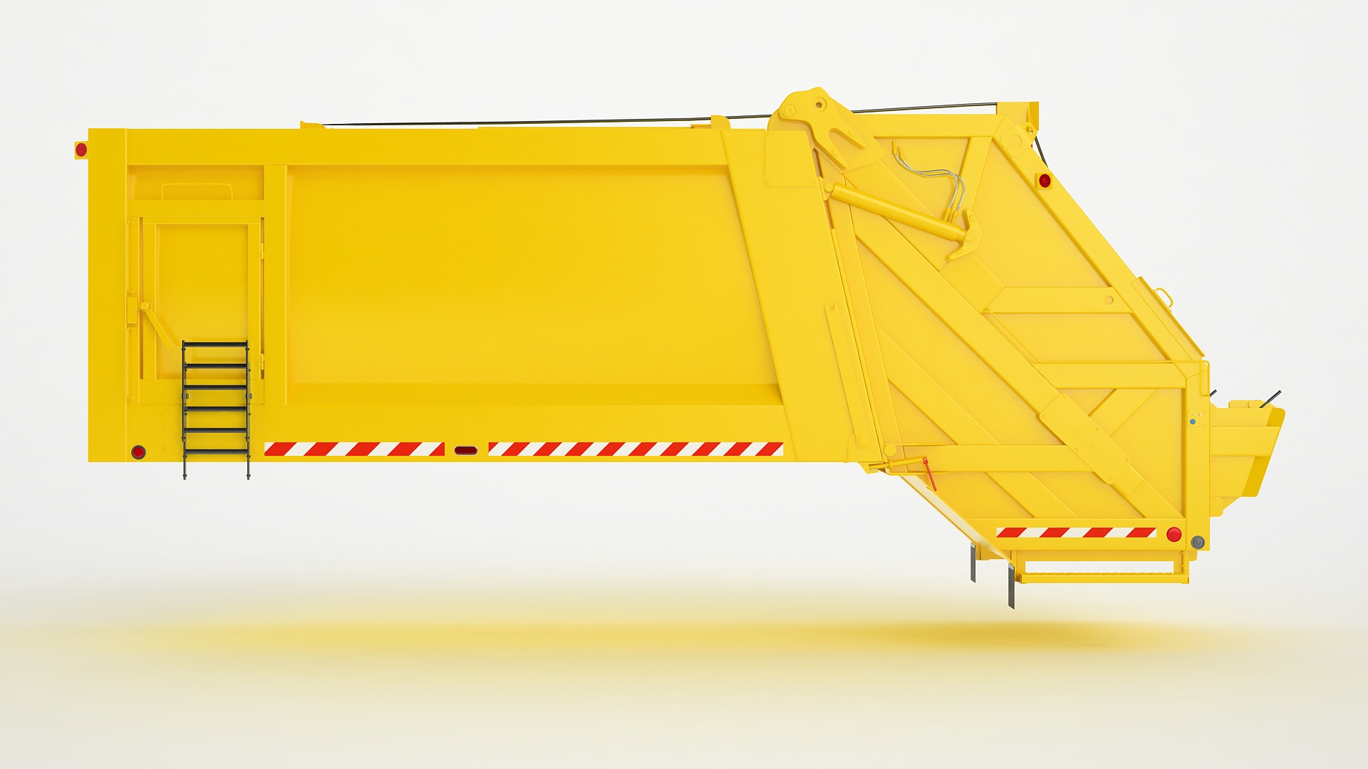 Garbage Truck Cabin 05 3D Model - TurboSquid 1810406