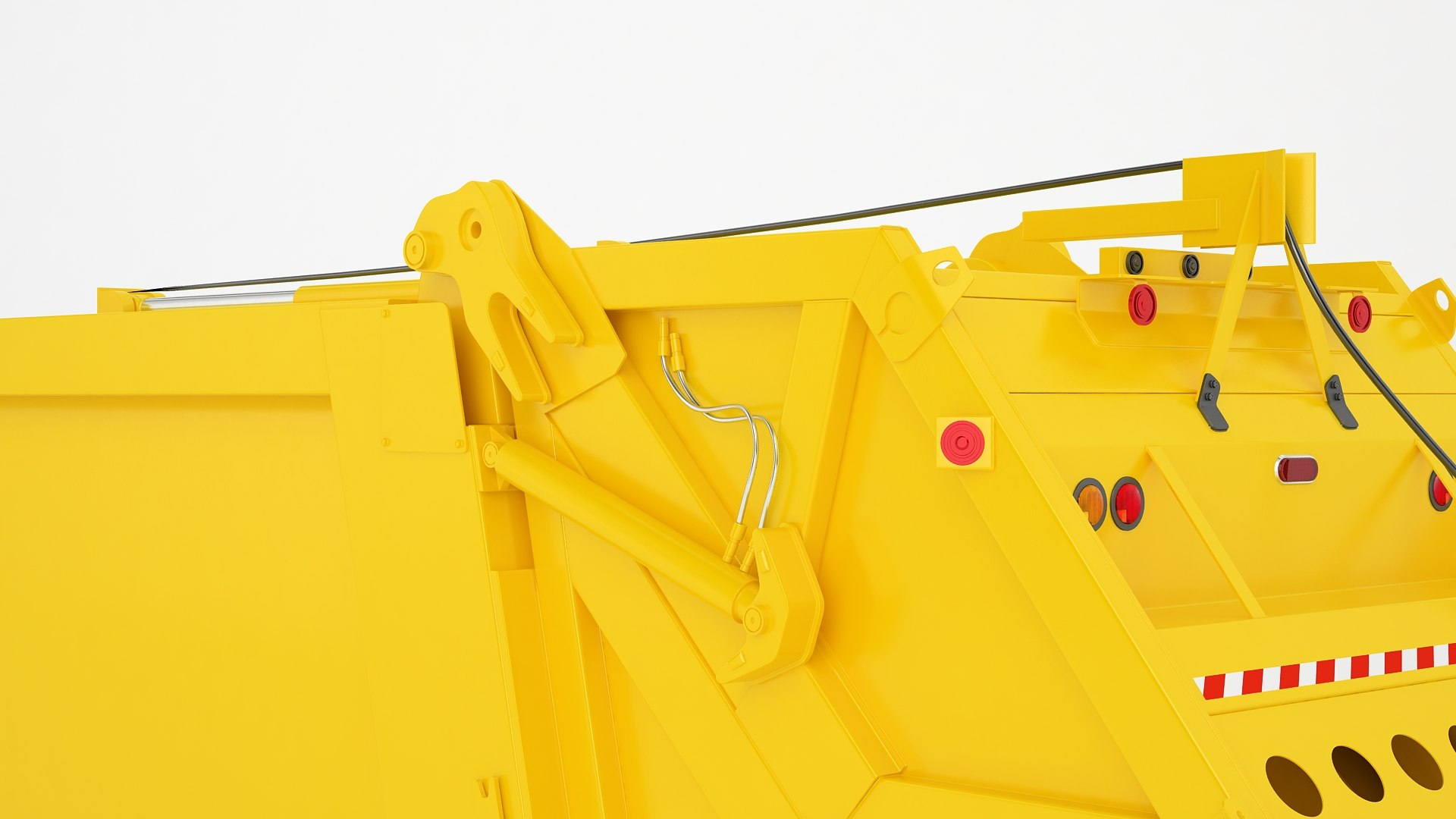 Garbage Truck Cabin 05 3D Model - TurboSquid 1810406