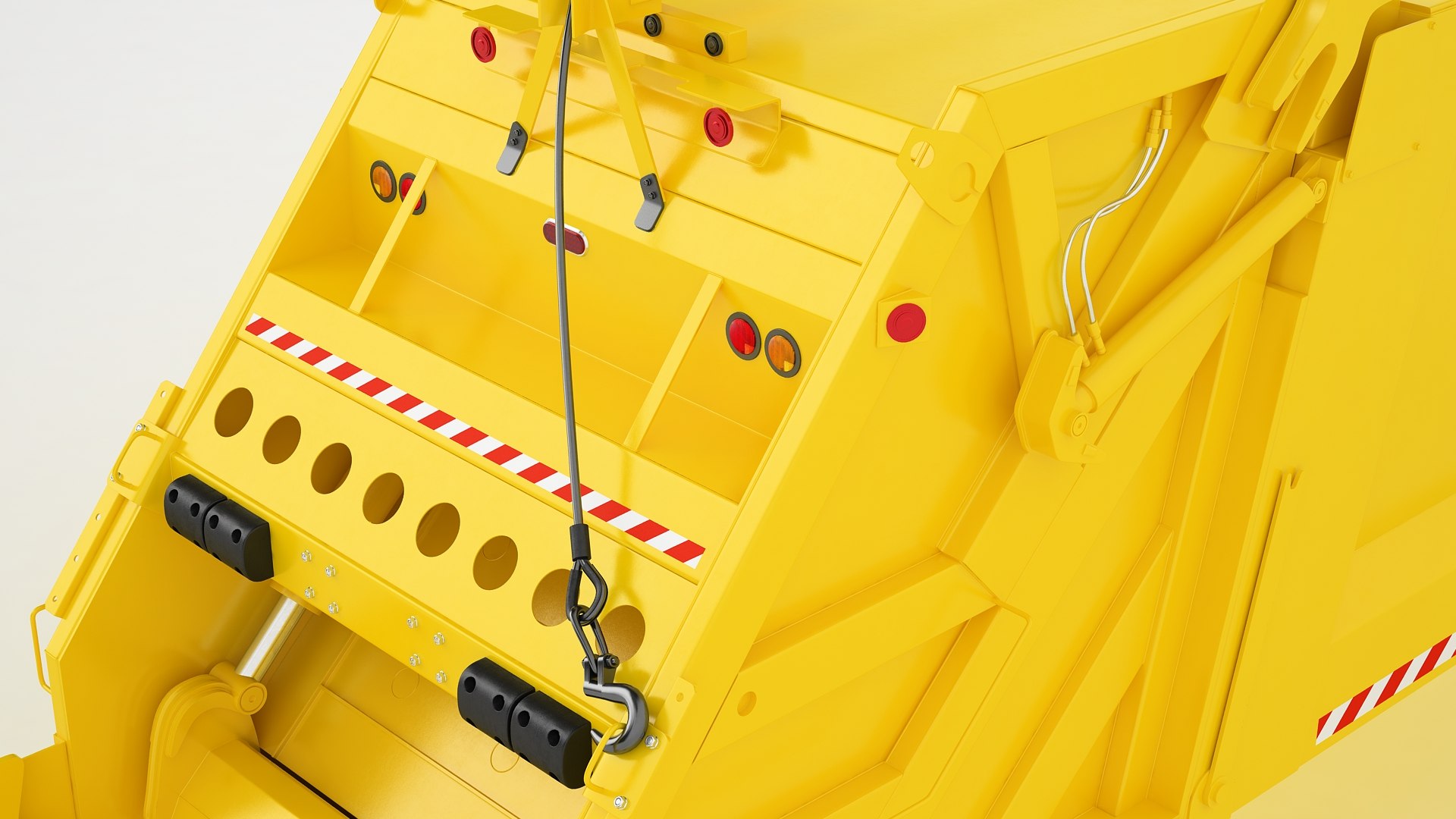 Garbage Truck Cabin 05 3D Model - TurboSquid 1810406