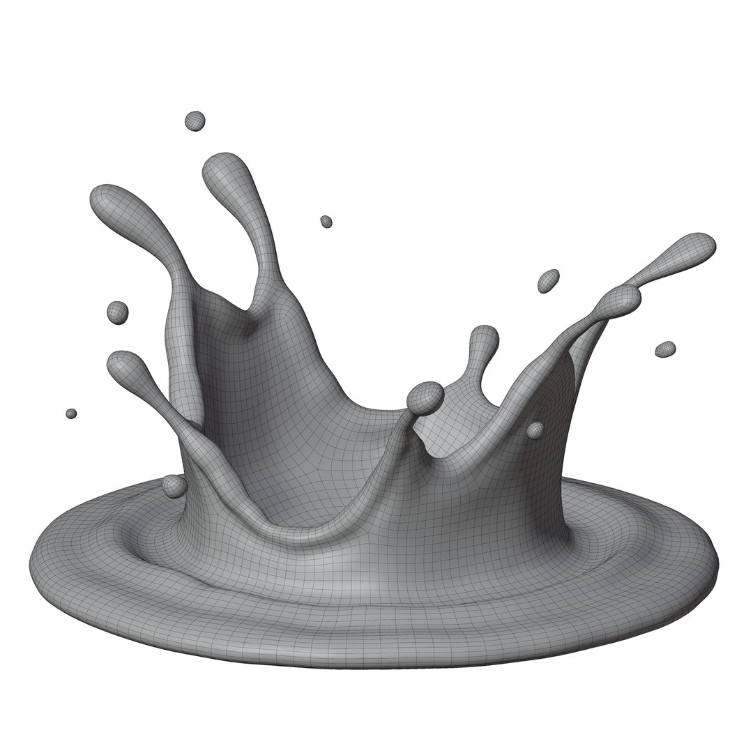 3D Splash Water 07 model - TurboSquid 2177359