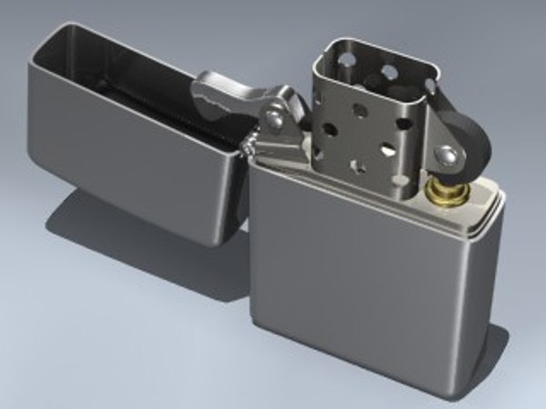 3d model zippo lighter