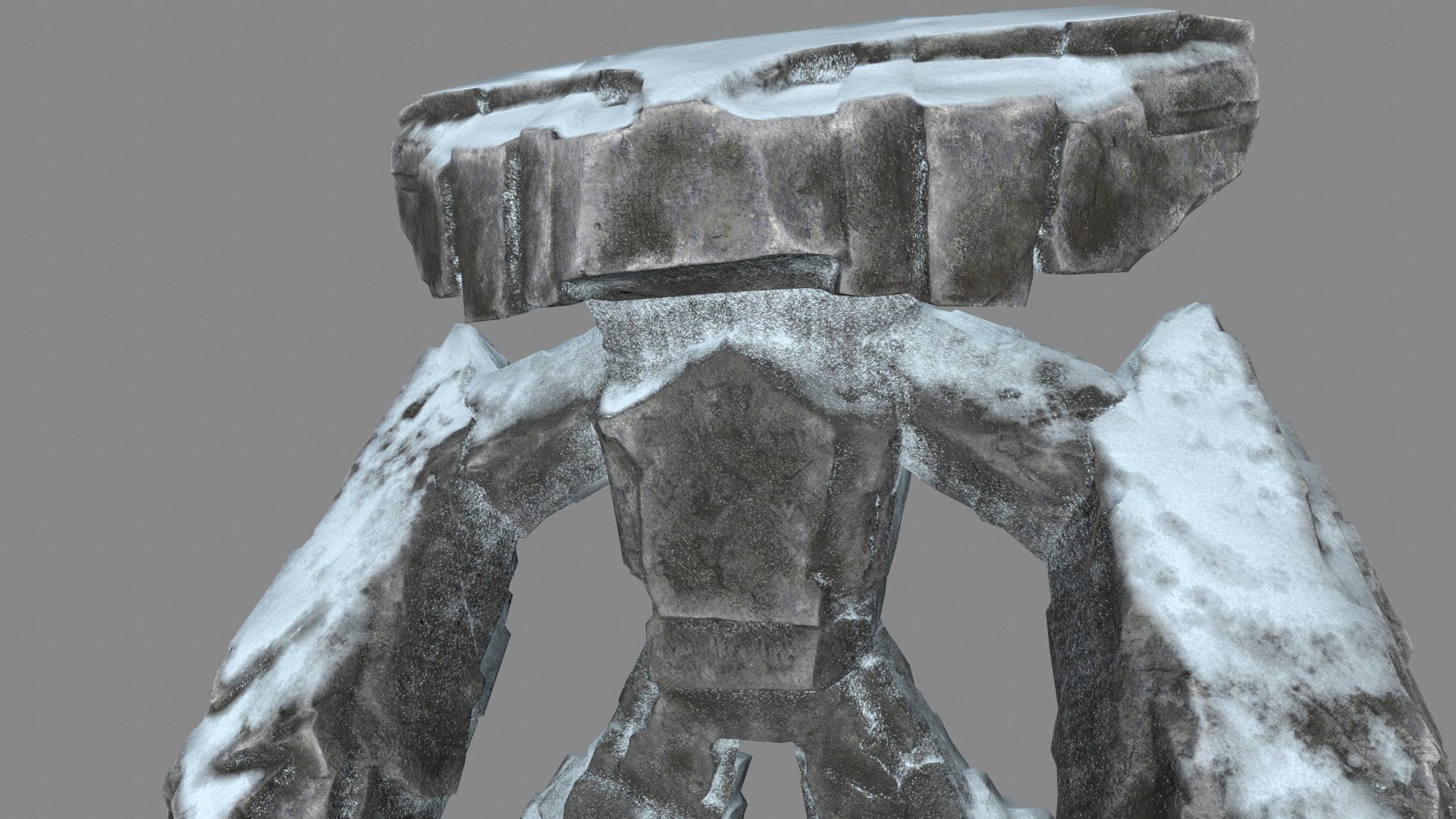Snow Rock Monster 3D - TurboSquid 1842620