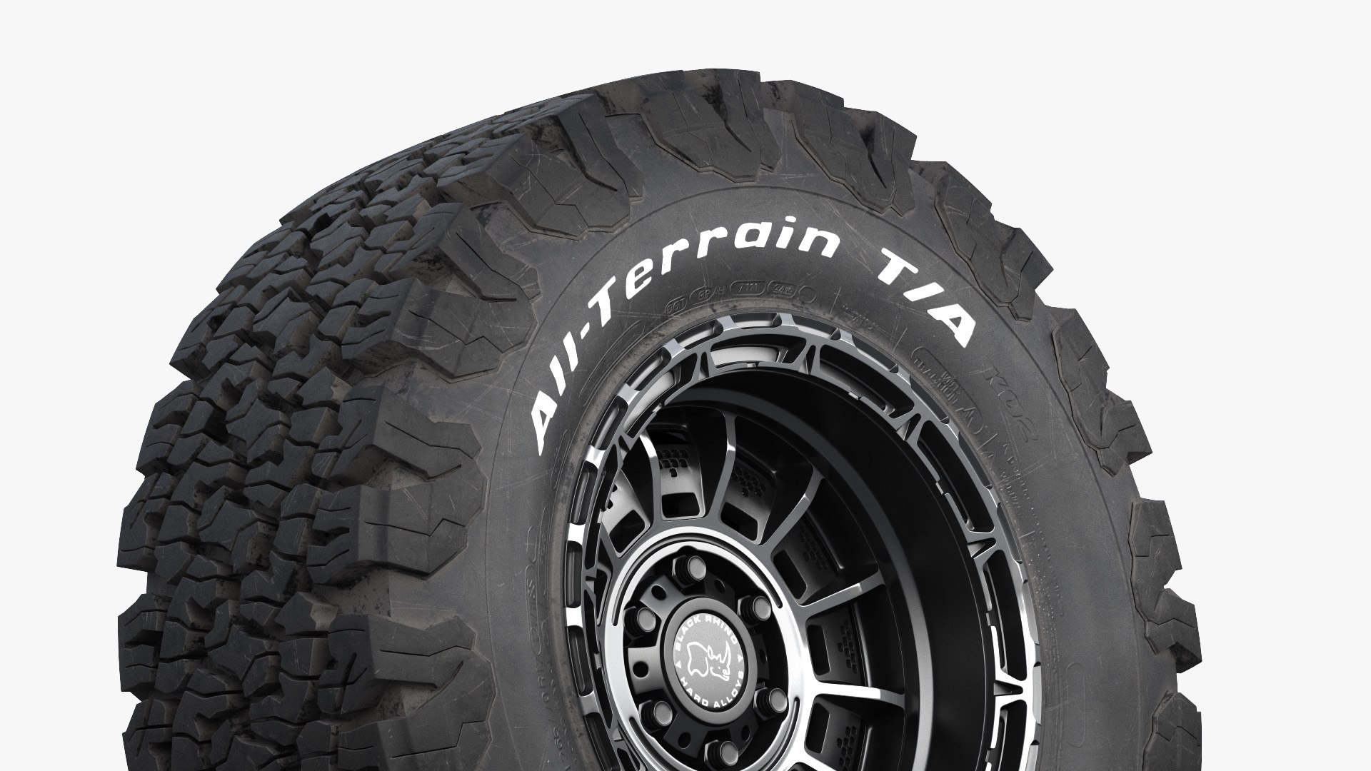 3D Model Wheel Black Rhino LEGION - TurboSquid 2271087