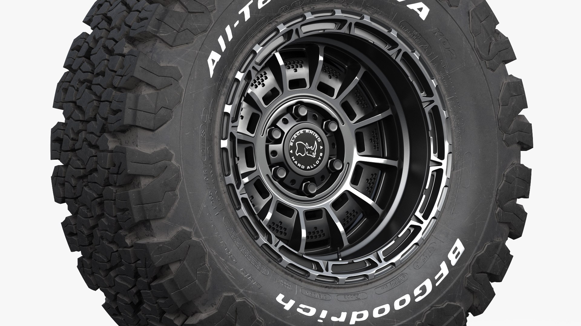 3D Model Wheel Black Rhino LEGION - TurboSquid 2271087