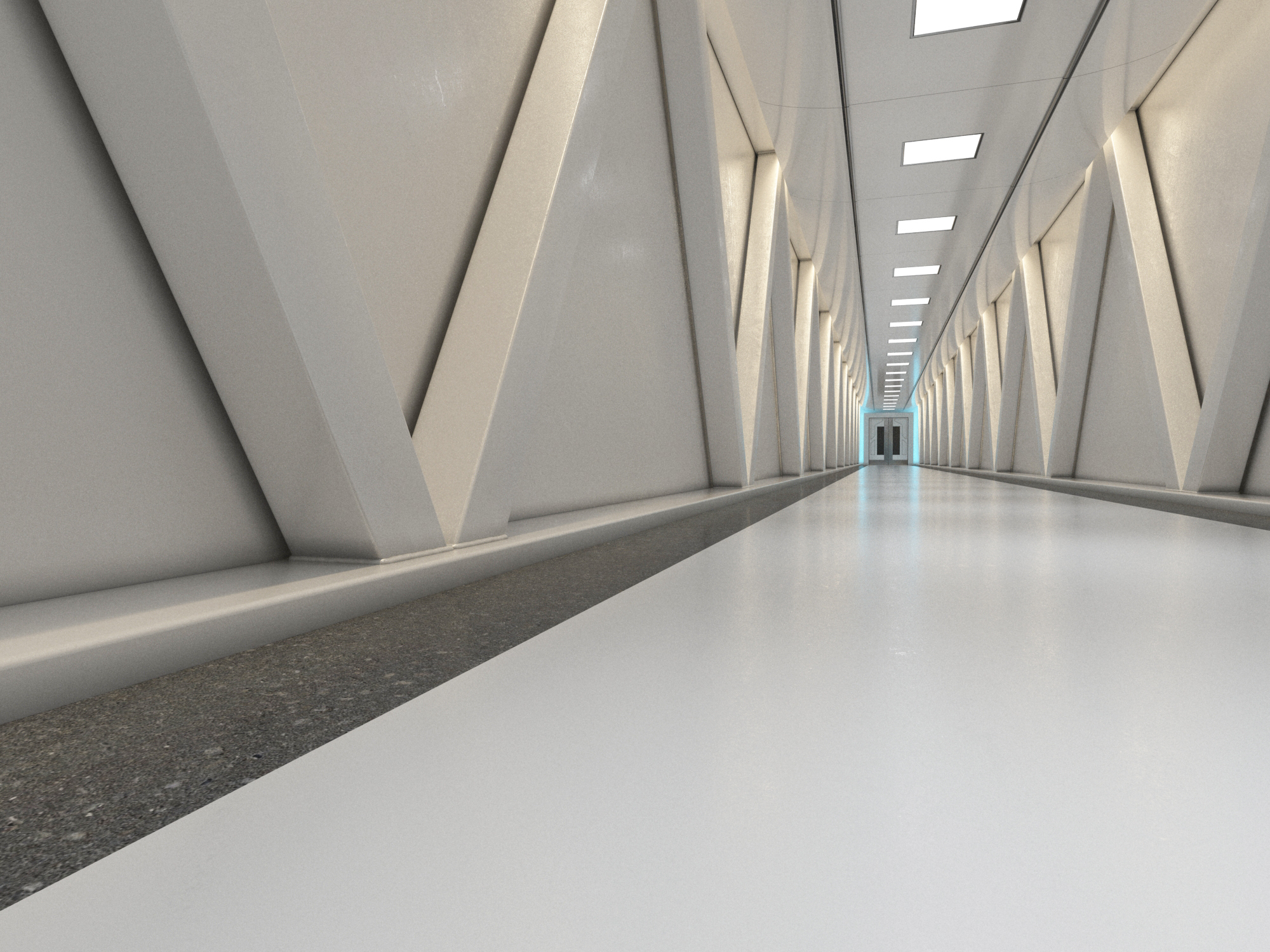 3D corridor realistic - TurboSquid 1419551