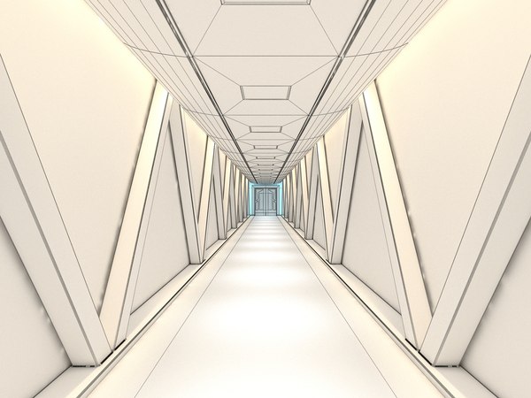 3D corridor realistic - TurboSquid 1419551